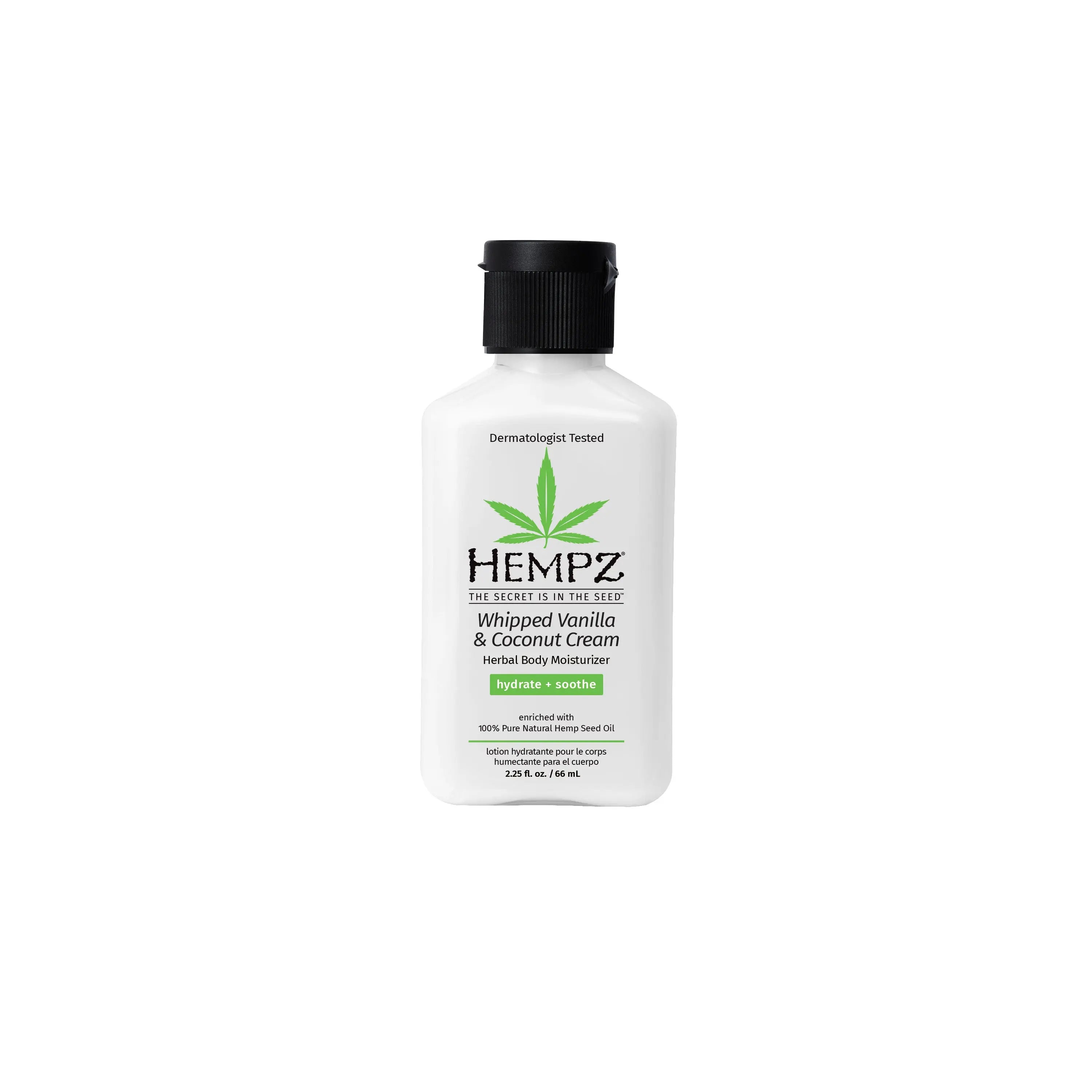 Hempz Travel-Size Whipped Vanilla & Coconut Cream Herbal Body ...