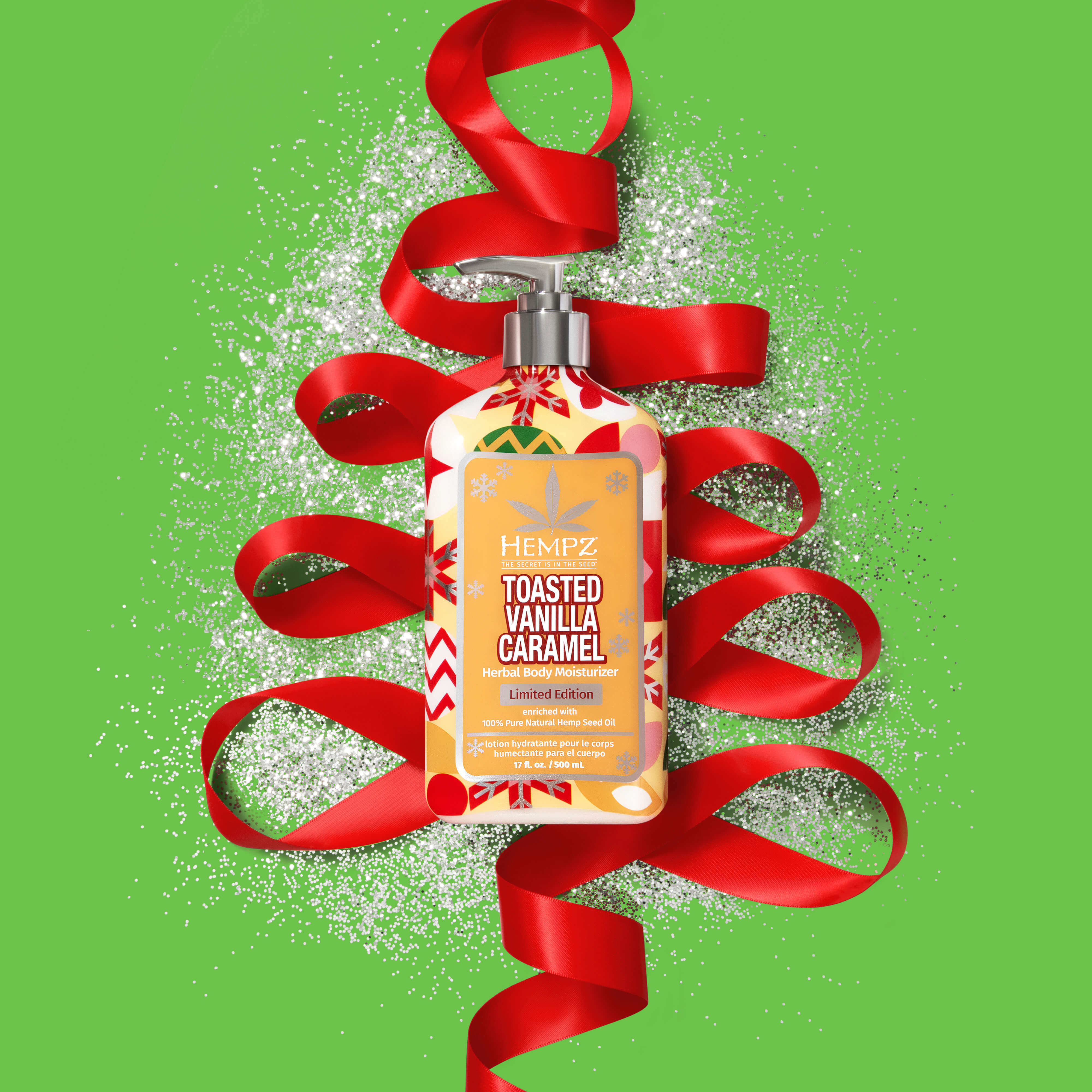 Hempz Toasted Vanilla Caramel Herbal Body Moisturizing Lotion