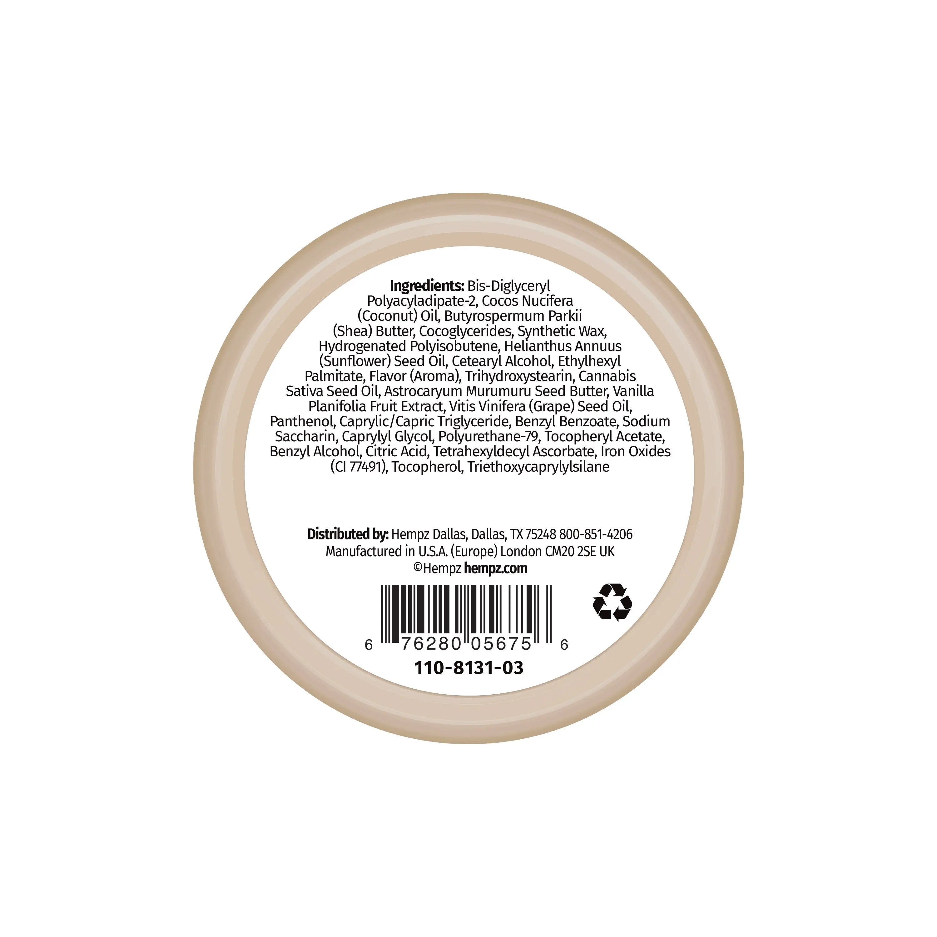 Hempz Vanilla Hydrating Lip Sleeping Mask