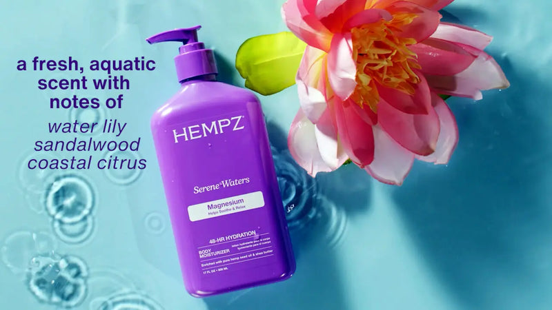 Hempz Beauty Actives Serene Waters Moisturizing Body Lotion with ...