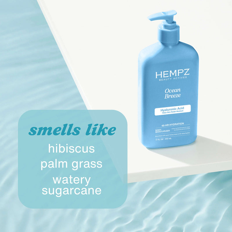 Hempz Beauty Actives Ocean Breeze Moisturizing Body Lotion with ...