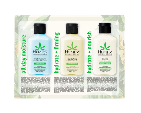 Healthy Hydration Mini Moisturizing Lotion Set – Hempz