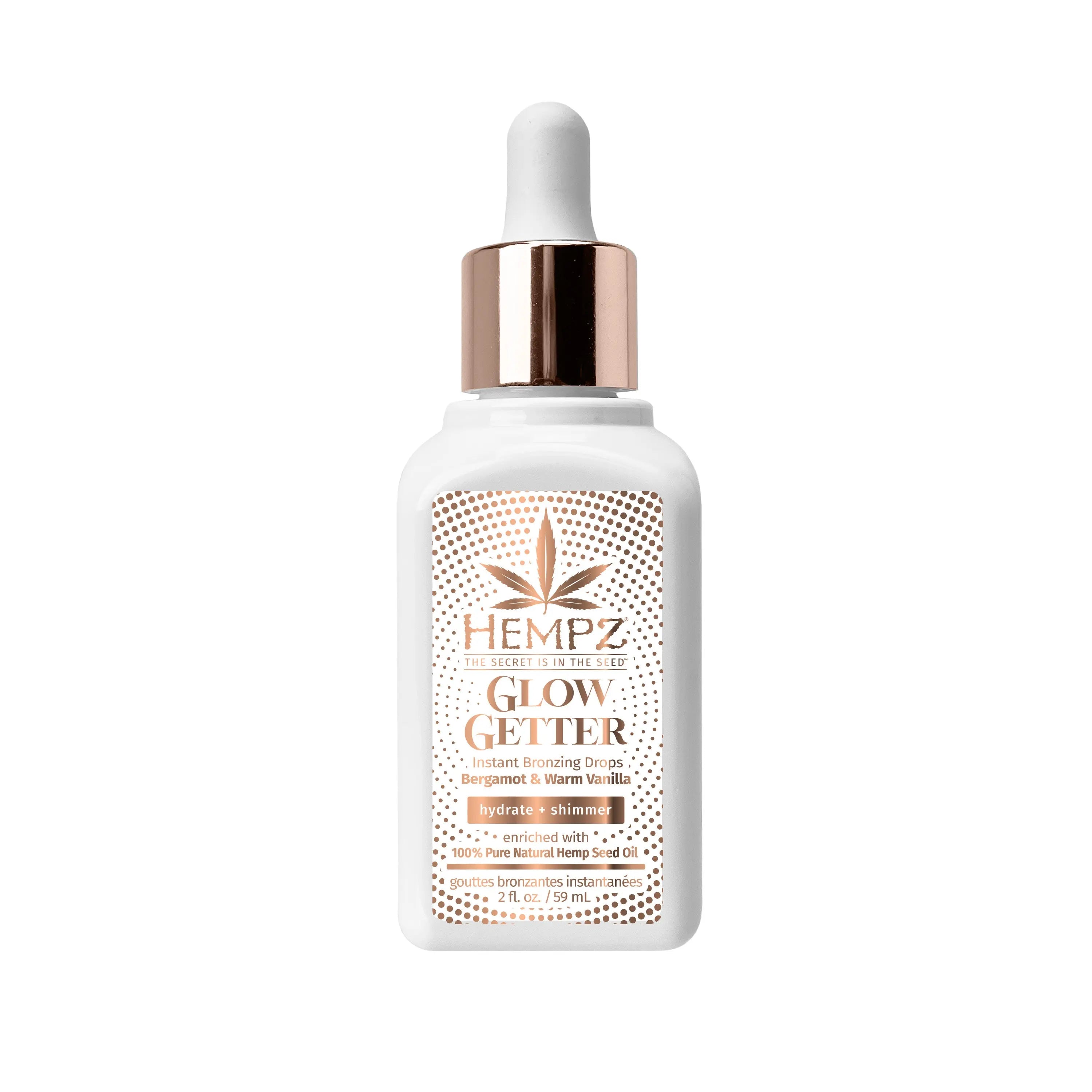 Hempz Glow Getter Herbal Instant Bronzing Drops for Face & Body