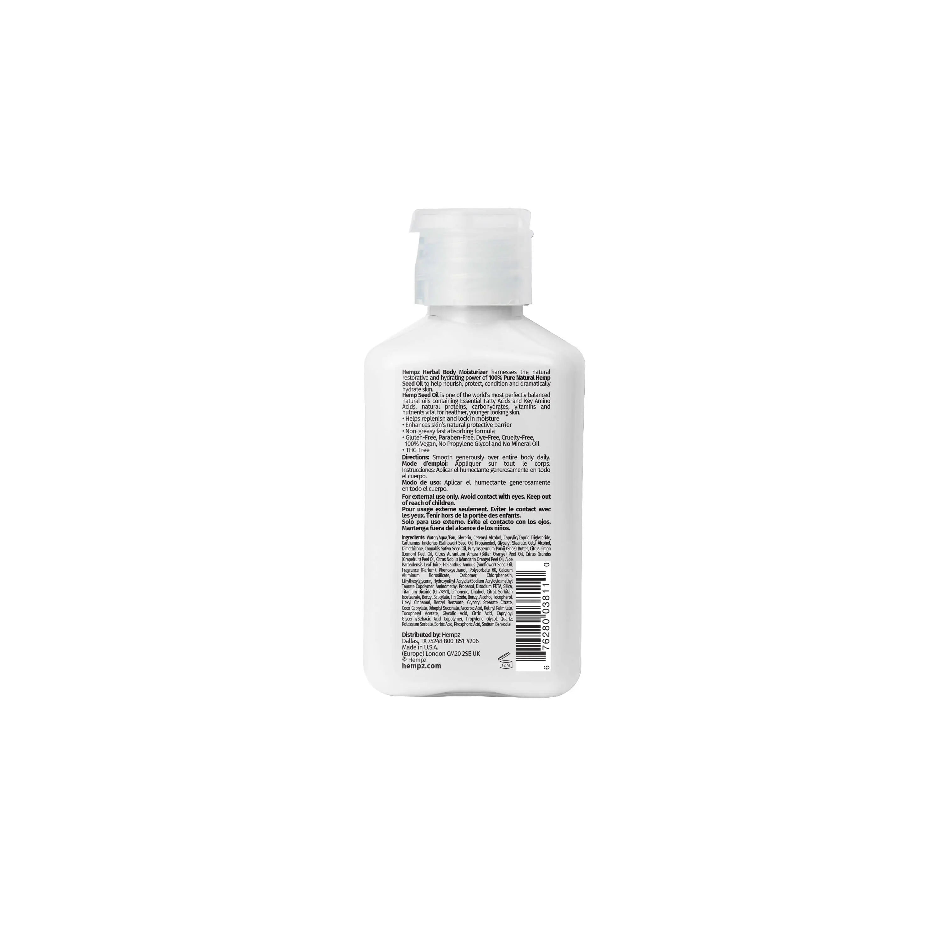 Hempz Fresh Fusions Citrine Crystal & Quartz Herbal Body Moisturizer