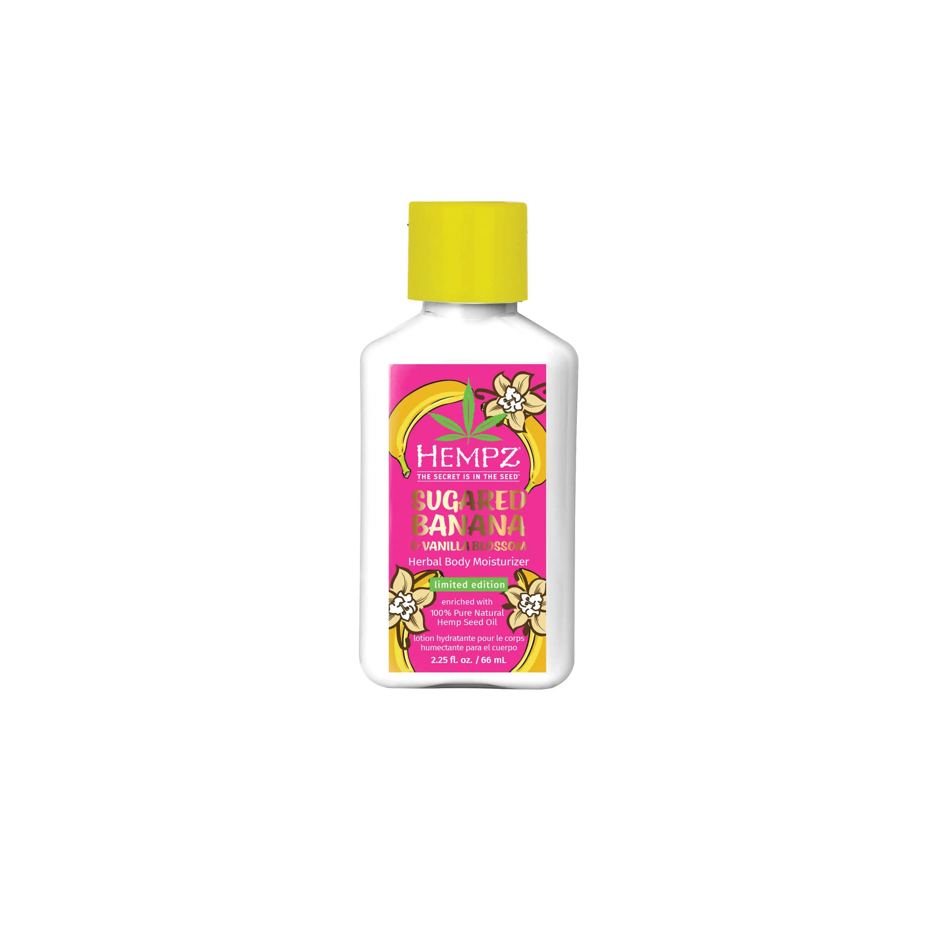 Hempz Sugared Banana & Vanilla Blossom Herbal Body Moisturizing Lotion ...